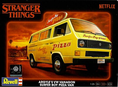 Revell 14559 Argyle's VW Vanagon Surfer Boy Pizza Van "Stranger Things ...