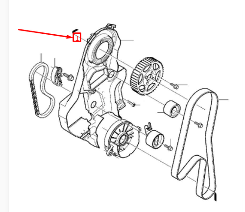 VOLVO V60 Rear Engine Timing Belt Cover 30757901 NEW GENUINE | eBay