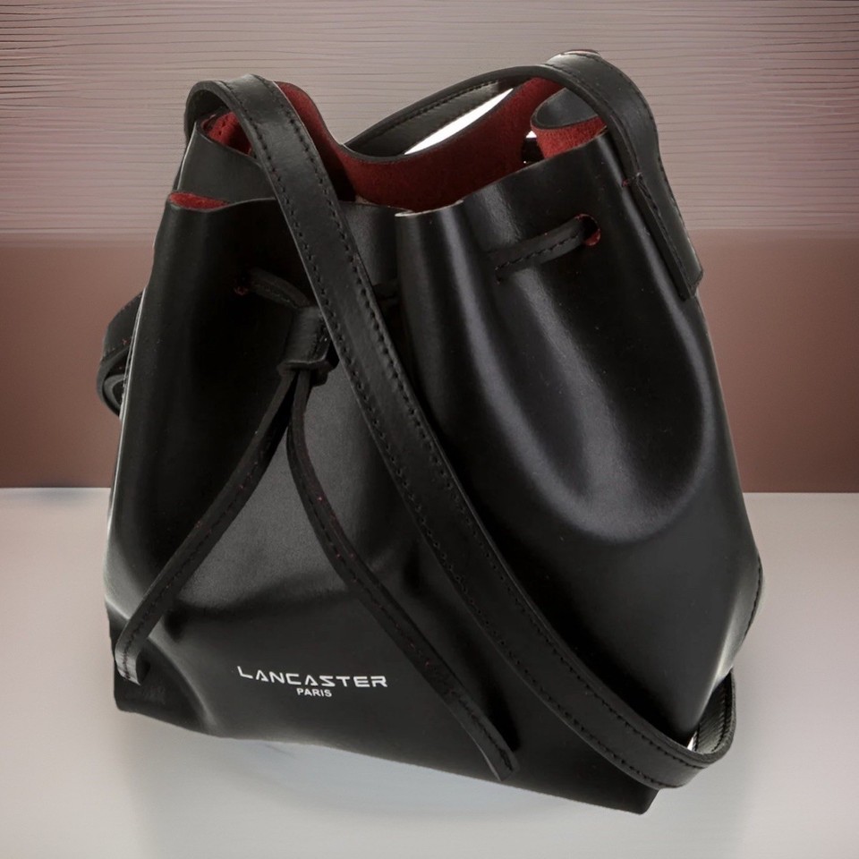 Lancaster Leather Bucket Bag | eBay
