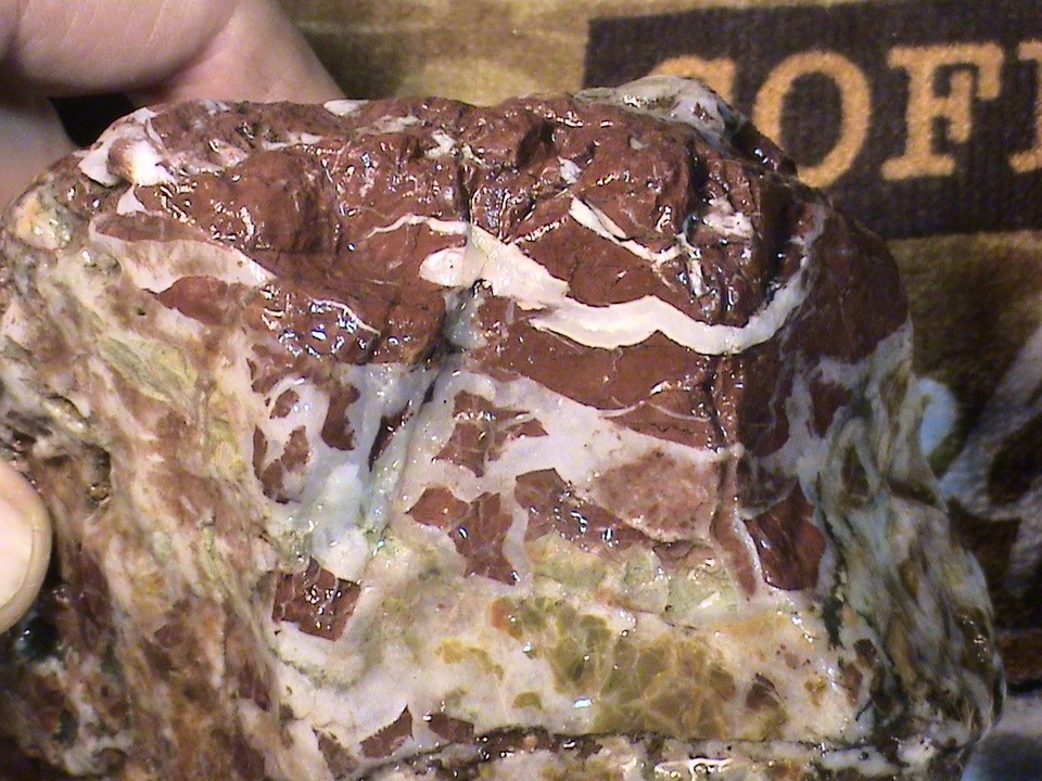 Red Lightning Jasper Agate lot, Natural Lapidary Rocks, 5 LBS, 9 OZ, # ...