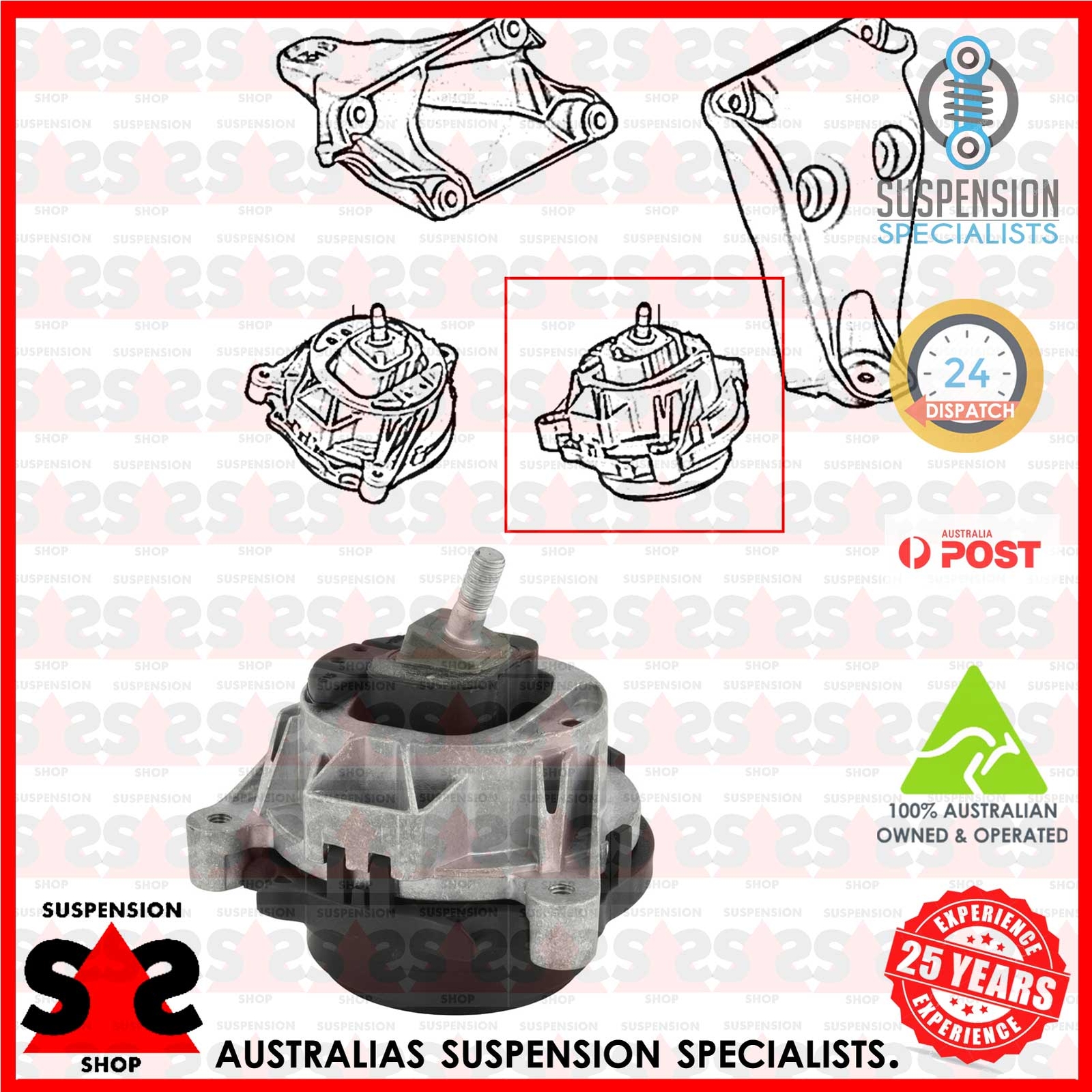 Left Mounting, Engine Suit BMW 4 Coupe (F32, F82) 420 i 4 Coupe (F32 ...