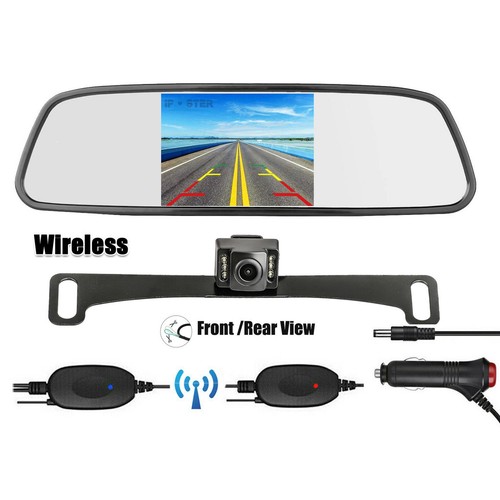 Wireless Car Backup Camera Rear View System Night Vision w/ 5" HD ...