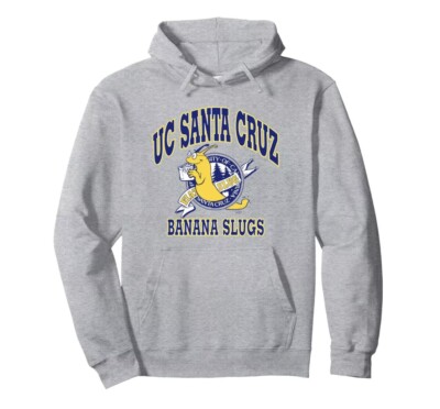 UC Santa Cruz UCSC Pulp Fiction Banana Slugs Pullover Hoodie Vintage NEW! | eBay