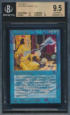 Beta Control Magic BGS 9.5 Graded Magic MTG (0781) -magicgraders- | eBay