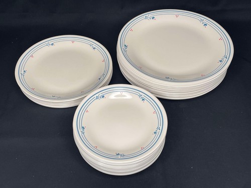 Vtg Corning Corelle Country Violets Plates - Dinner, Salad, Dessert ...