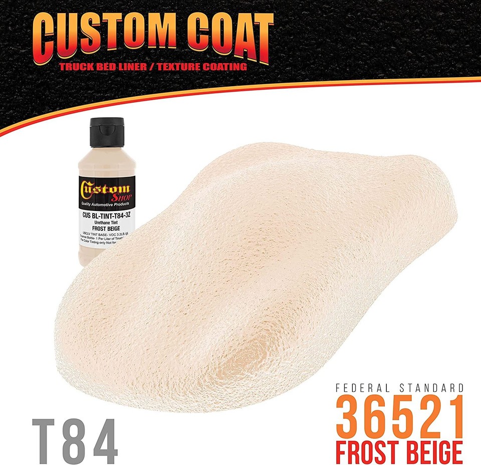Custom Coat 3oz Frost Beige Urethane Tint Concentrate Truck Bed Epoxy ...
