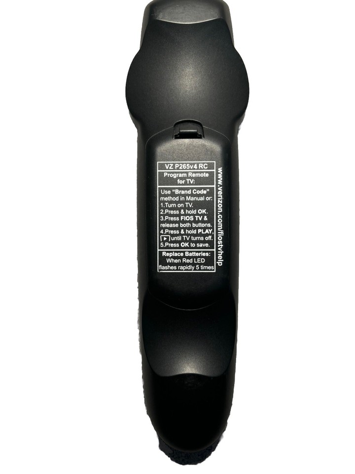 Verizon Fios TV Remote Control VZ P265v4 RC Works DVR Replacement 2 ...