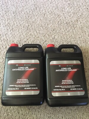 2-Gallons Genuine Antifreeze Coolant Red color Long Life for Toyota ...