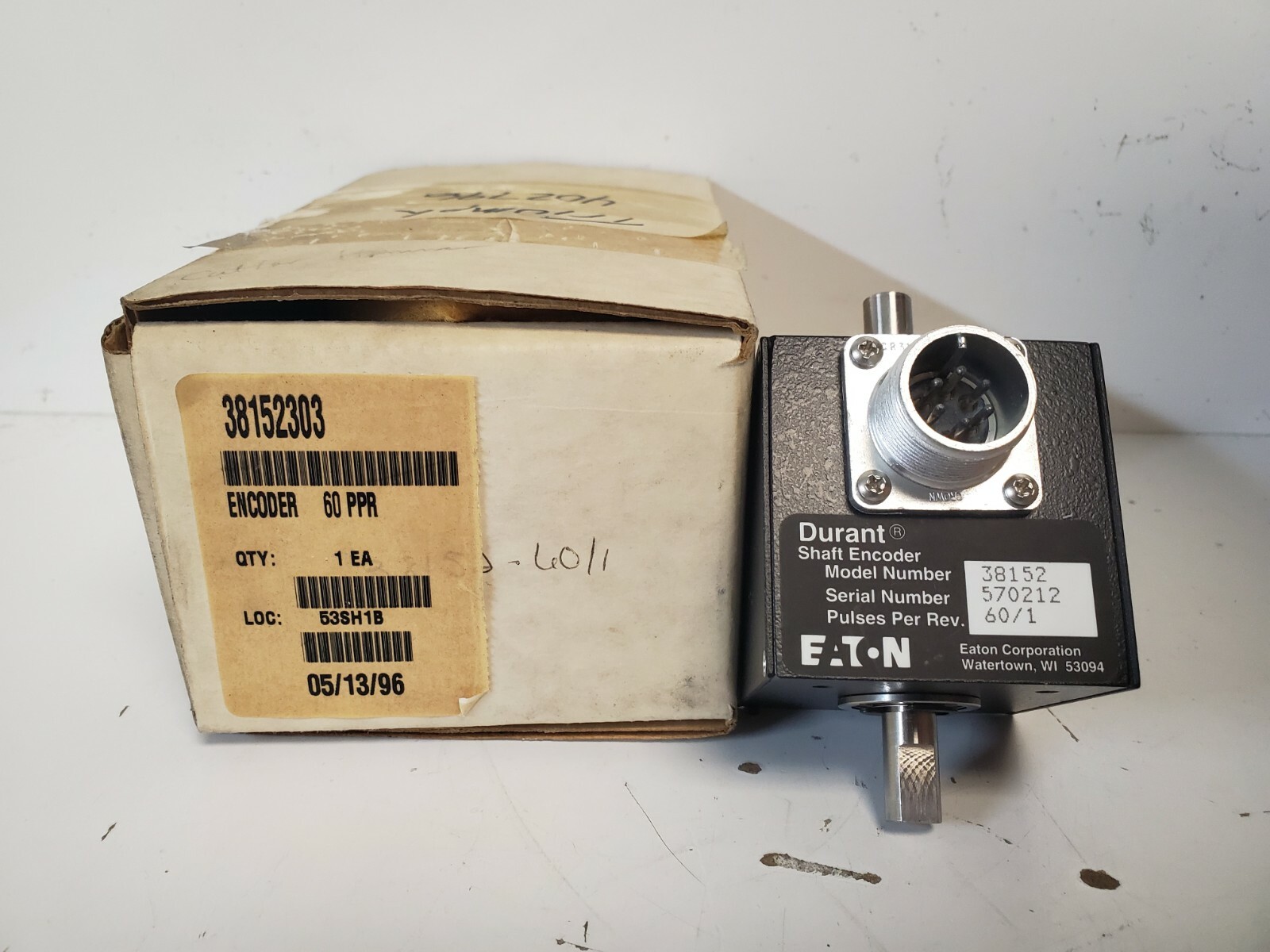 NEW IN BOX! EATON DURANT 60/1 SHAFT ENCODER 38152 | eBay