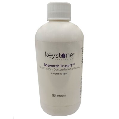*1-Piece* Keystone Bosworth Trusoft Resilient Acrylic Relining 8Oz ...