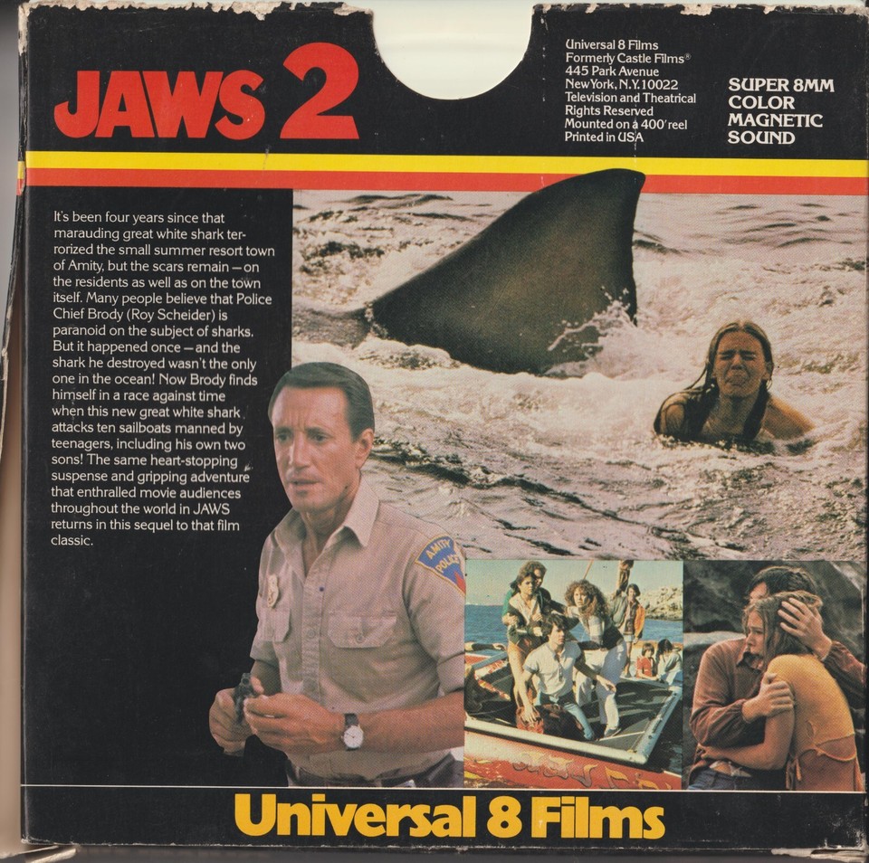 Super 8 Color Magnetic Sound: JAWS 2 | eBay