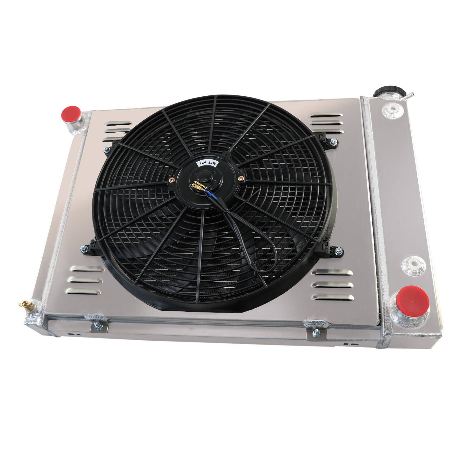 4 ROW Radiator Shroud Fan Kits For 1967-1969 68 CHEVY CAMARO 21"WIDE ...