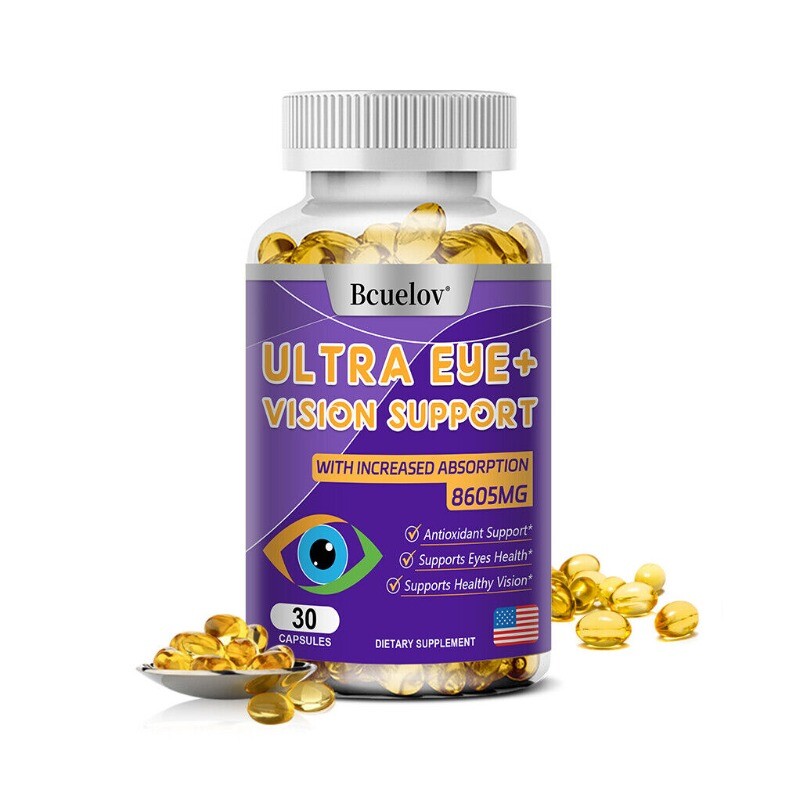 Ultra Eye+Vision Support 30 To 120 Softgels Fast Absorption Support Eye ...