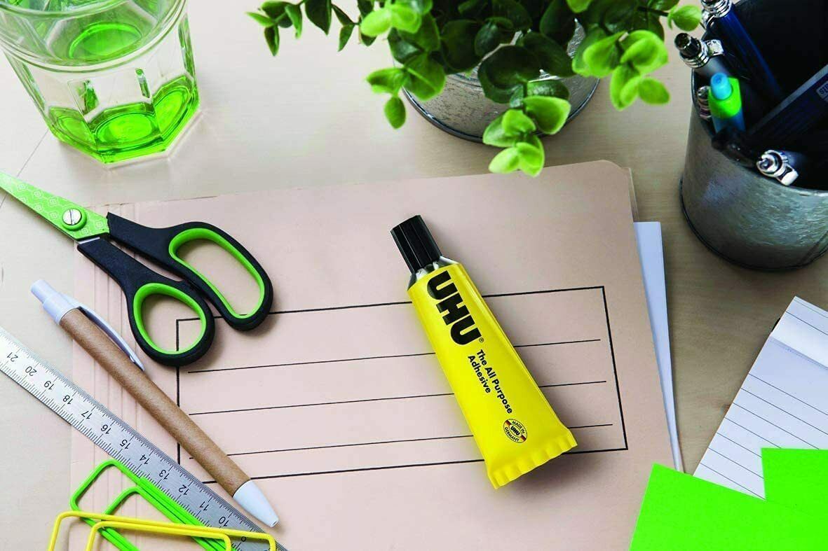 UHU All Purpose Glue 35ML Strong Clear Adhesive DIY Crafts Fabric Paper ...