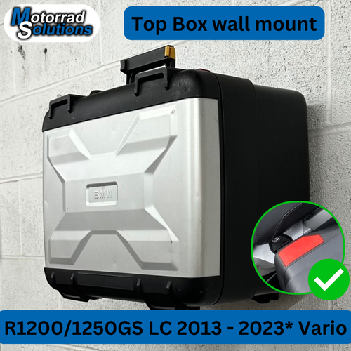 Wall Hanger BMW R1200GS LC Vario Top Box 2013 - 2023* Mount Case ...