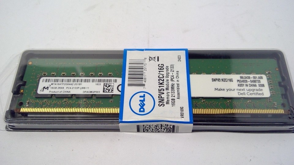 Dell 16GB DDR4-2133 SNPV51K2C/16G 288-Pin UDIMM RAM - Server memory ...