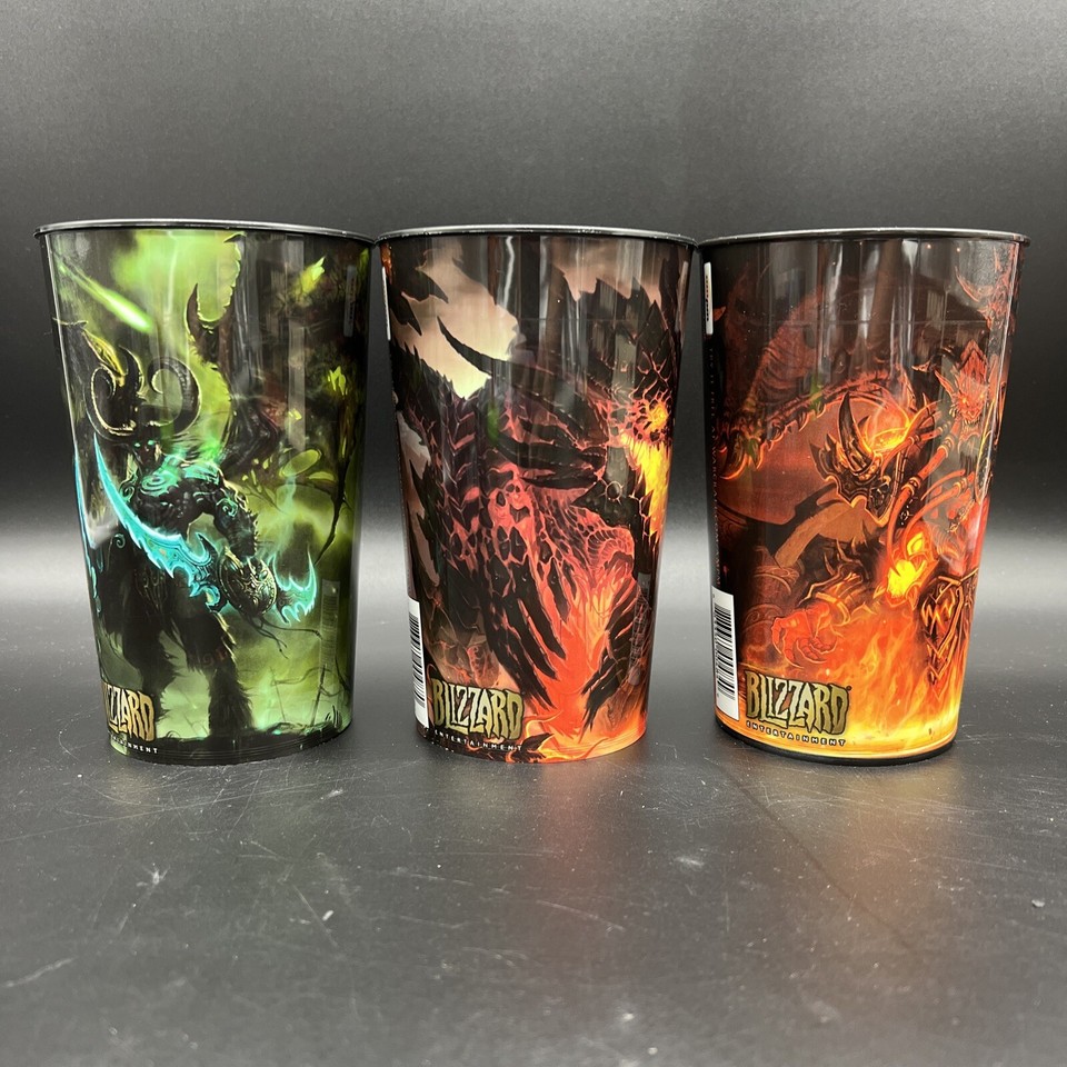 Limited Edition World of Warcraft AM/PM Set of 3 32 oz Collector ...