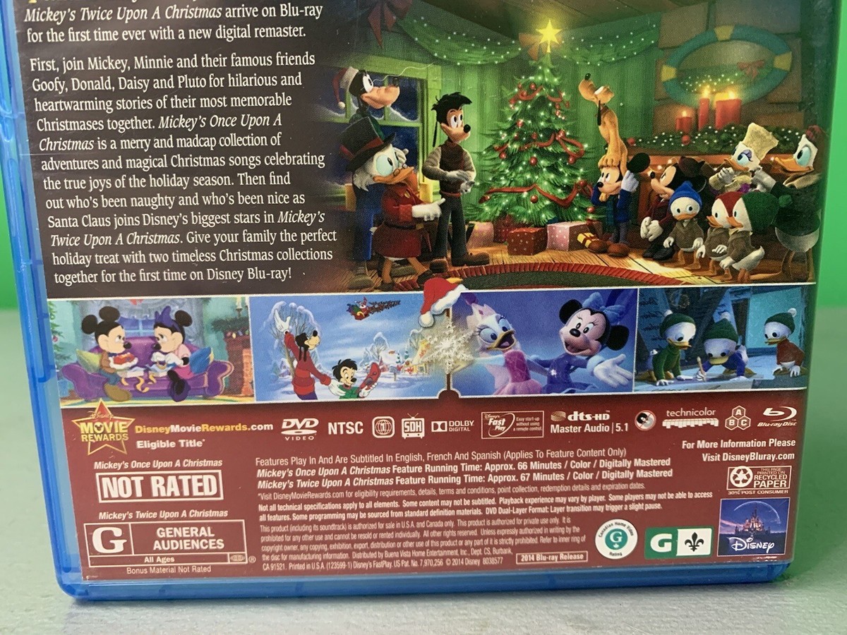 Mickeys Once Upon A Christmas Dvd Menu