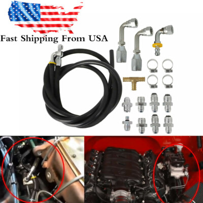 STEERING HOSE HOOKUP KIT W/ FITTINGS FOR Truck HYDRO BOOST POWER BRAKE ...