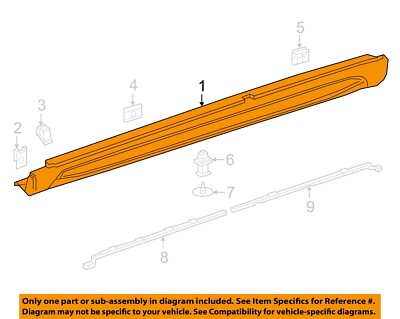 MERCEDES OEM 15-20 GLA250 Exterior Trim-Rocker Molding 1566981054 | eBay