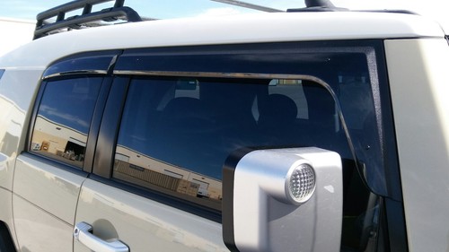 Wellvisors Rain Sun Wind Deflectors Toyota FJ Cruiser 07-14 Window ...