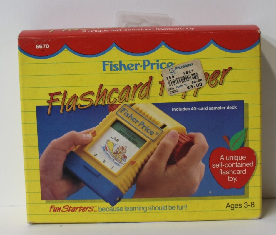 Vintage 1989 Fisher Flashcard Flipper Toy #6670 Vntg for sale online | eBay