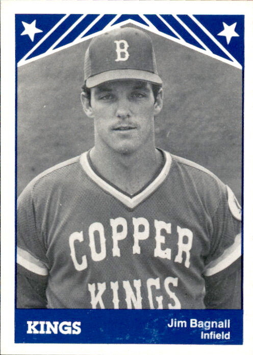 1983 Butte Copper Kings TCMA #16 Jim Bagnall Tucson Arizona AZ NM ...