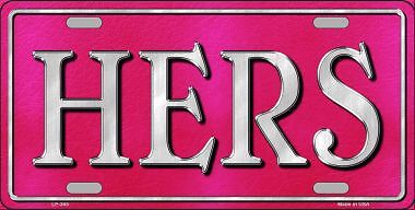 HERS Metal Novelty License Plate Tag LP345 | eBay