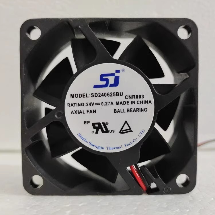 sj SD240625BU 24V 0.27A 6CM 2-Wire Axial Inverter Cooling Fan | eBay