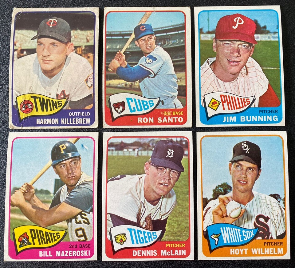 1965 Topps Baseball Complete Set (1-598 Cards) PR-VG/EX (AVG GD+) | eBay