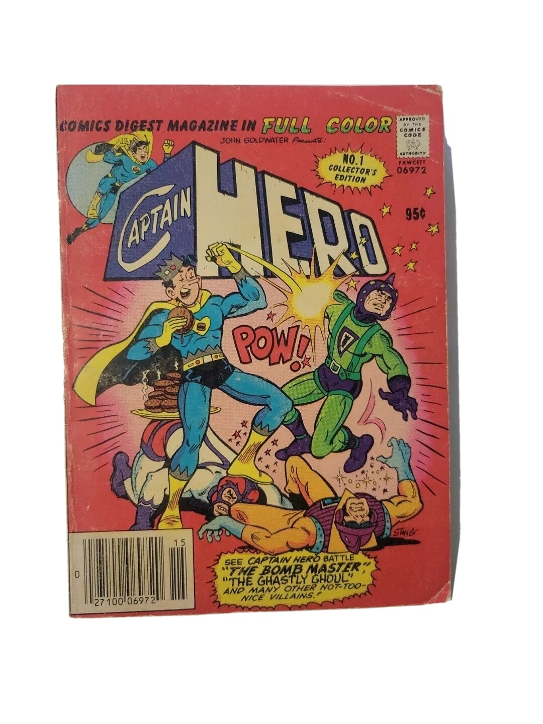 Captain Hero Comics Digest Magazine #1 1981-Archie-First issue-Jughead ...