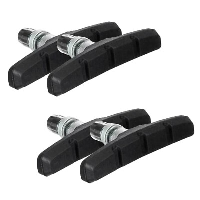 2 PAIRS V BRAKE BLOCKS CYCLE BIKE BICYCLE MTB MOUNTAIN BIKE BRAKE ...