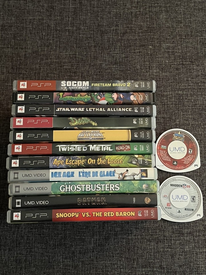 Lot of 14 PSP UMD Games & Movies (Sony PlayStation Portable) | eBay