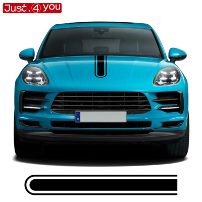 Car Hood Stripe Bonnet Decal Sticker For Porsche Macan T S GTS 2014 ...