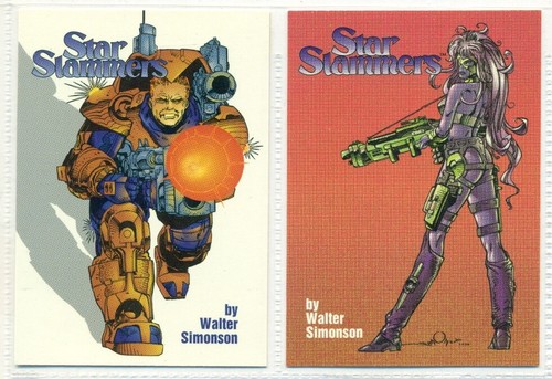 PROMO CARD LOT - STAR SLAMMERS - 2 CARDS - WALTER SIMONSON - 1994 - #P ...