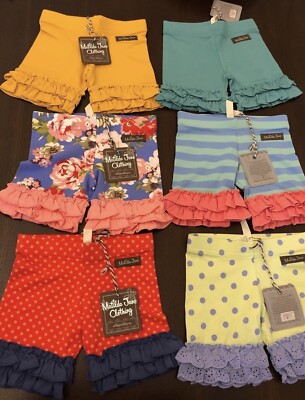 Matilda Jane Girl's lot of 6 pieces size 2 Shorties Bundle New With Tag ...