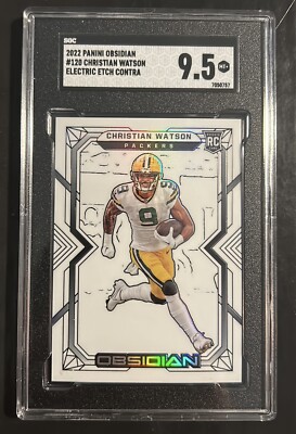 2022 Obsidian Electric Etch White Contra Christian Watson (RC) SSP Case ...