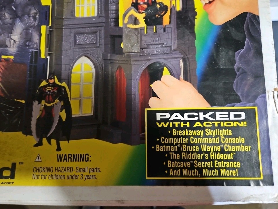 Vintage Batman Returns Batcave Command Center Playset 1991 Kenner New ...