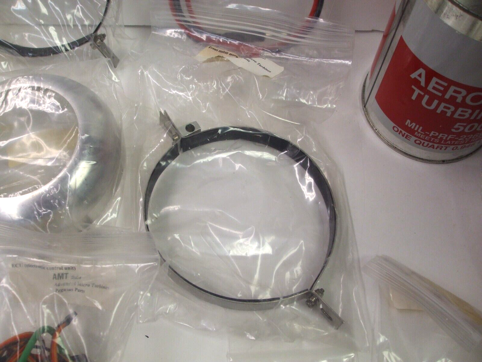 Vintage AMT Advanced Micro Turbines PEGASUS RC Jet Turbine Engine Kit ...