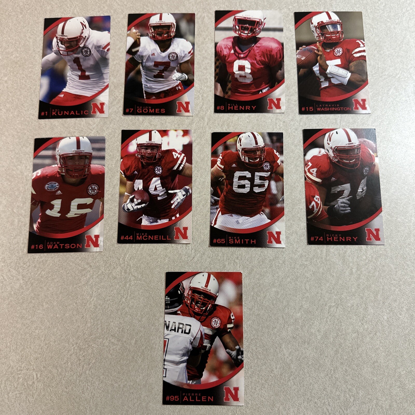 Nebraska Husker Football trading cards 2010 | eBay