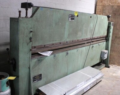 10' x 16 GA ROTO-DIE "10" HYDRAULIC PRESS BRAKE w/FOOT PEDAL - 7.5 HP ...