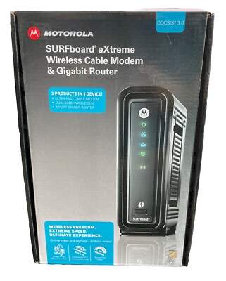 Motorola SBG6580 Wireless Cable Modem Router Internet WiFi Comcast - NO ...