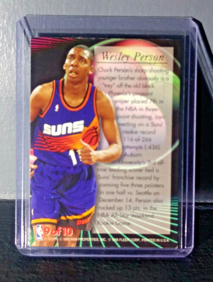 1995-96 Wesley Person Fleer Ultra All-Rookie Team #9 Basketball Card | eBay
