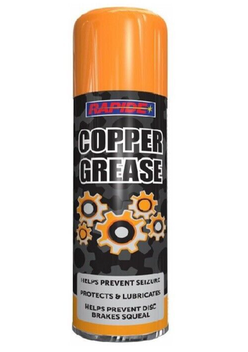 COPPER GREASE SPRAY RAPIDE PROTECTS LUBRICATES PREVENT SEIZURE SQUEAKS ...