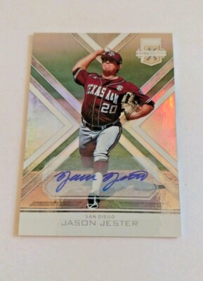 2018 Panini Elite Extra Edition Auto #145 Jason Jester San Diego Padres ...