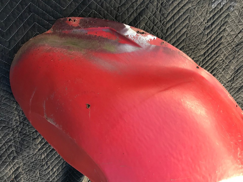 1967 68 69 BARRACUDA FORMULA S A BODY MOPAR RARE FRONT RED WHEELWELL ...