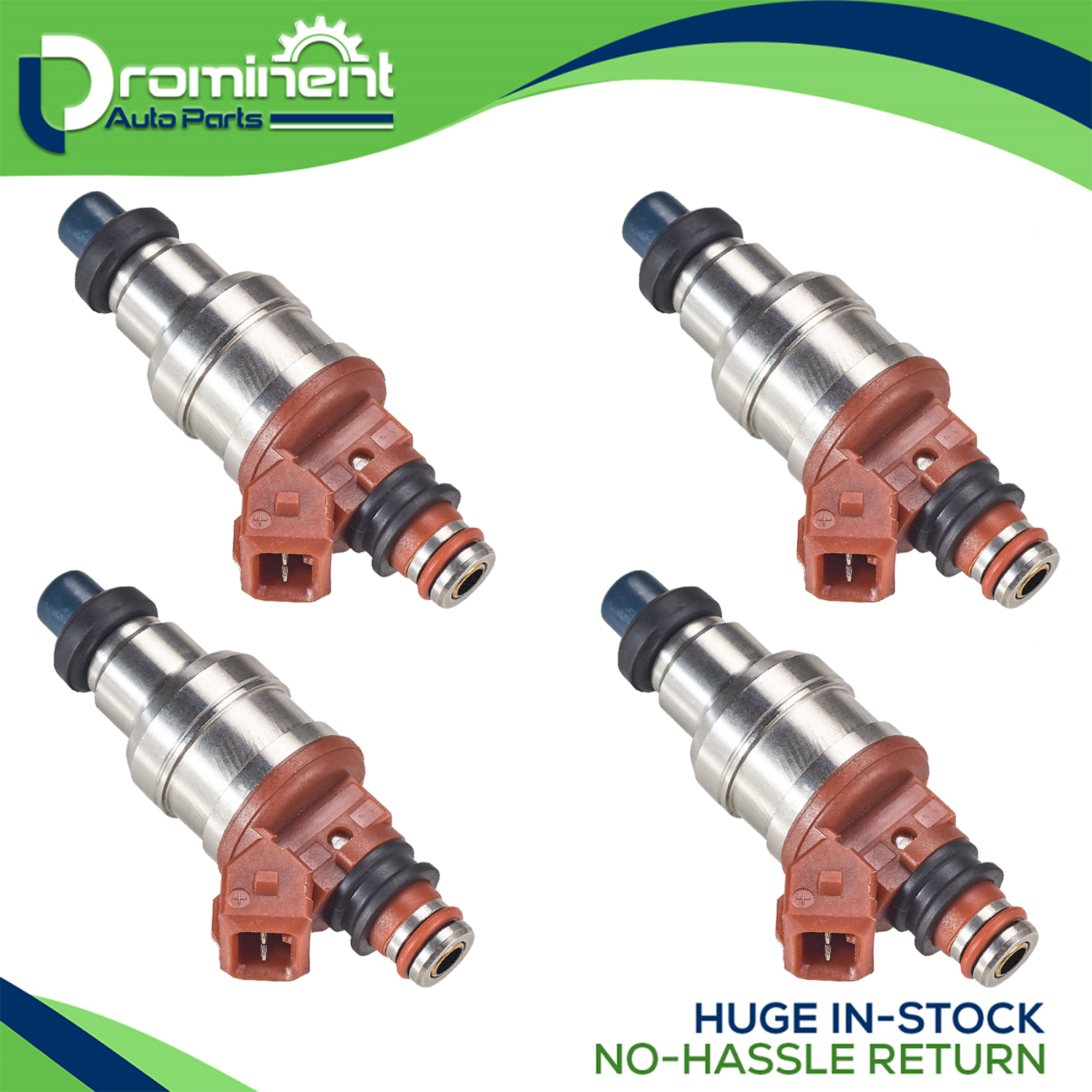 Set of 4 Fuel Injector 4 Holes For MAZDA MPV 1991-1994 B2600 l4 2.6L ...