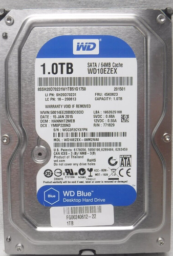 Western Digital Desktop Hard Drive WD10EZEX-08M2NA04A0 1TB 7200 RPM | eBay