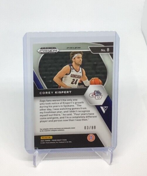 2021/22 Prizm Draft Picks - CHOICE RED SCOPE - COREY KISPERT - RC - #03 ...