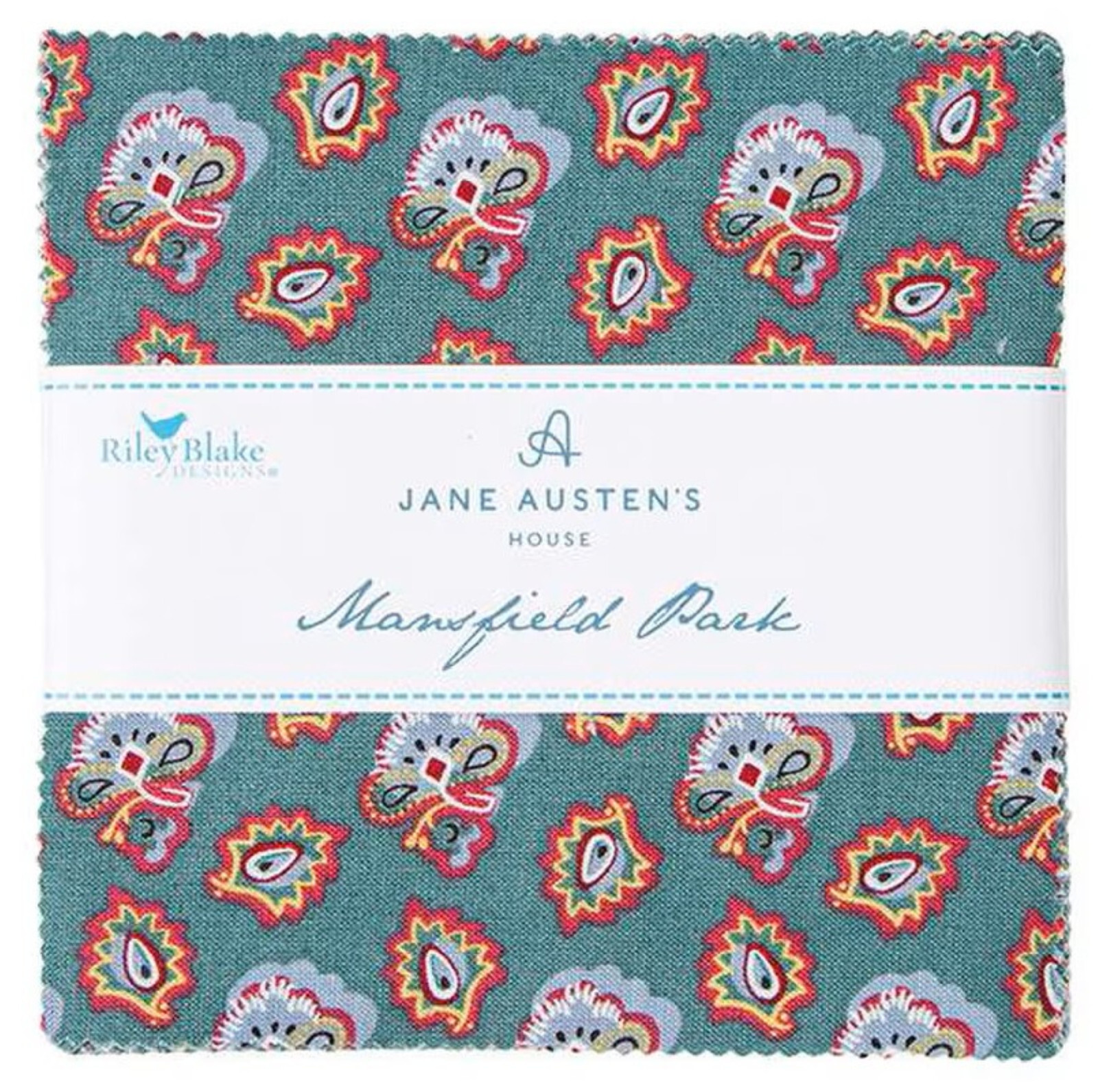 MANSFIELD PARK Stacker Pack from Riley Blake - (42) 5" fabric square set | eBay